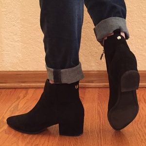 a new day | Shoes | Nwot Black Faux Suede Ankle Boots | Poshmark